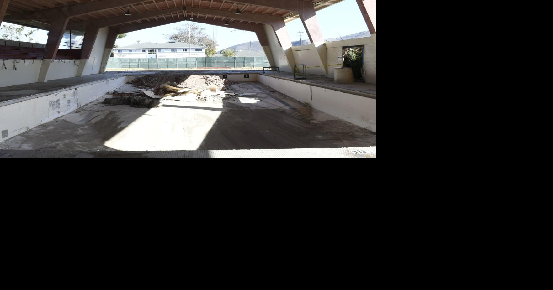 Demolition underway on old Lompoc pool building | Local News ...
