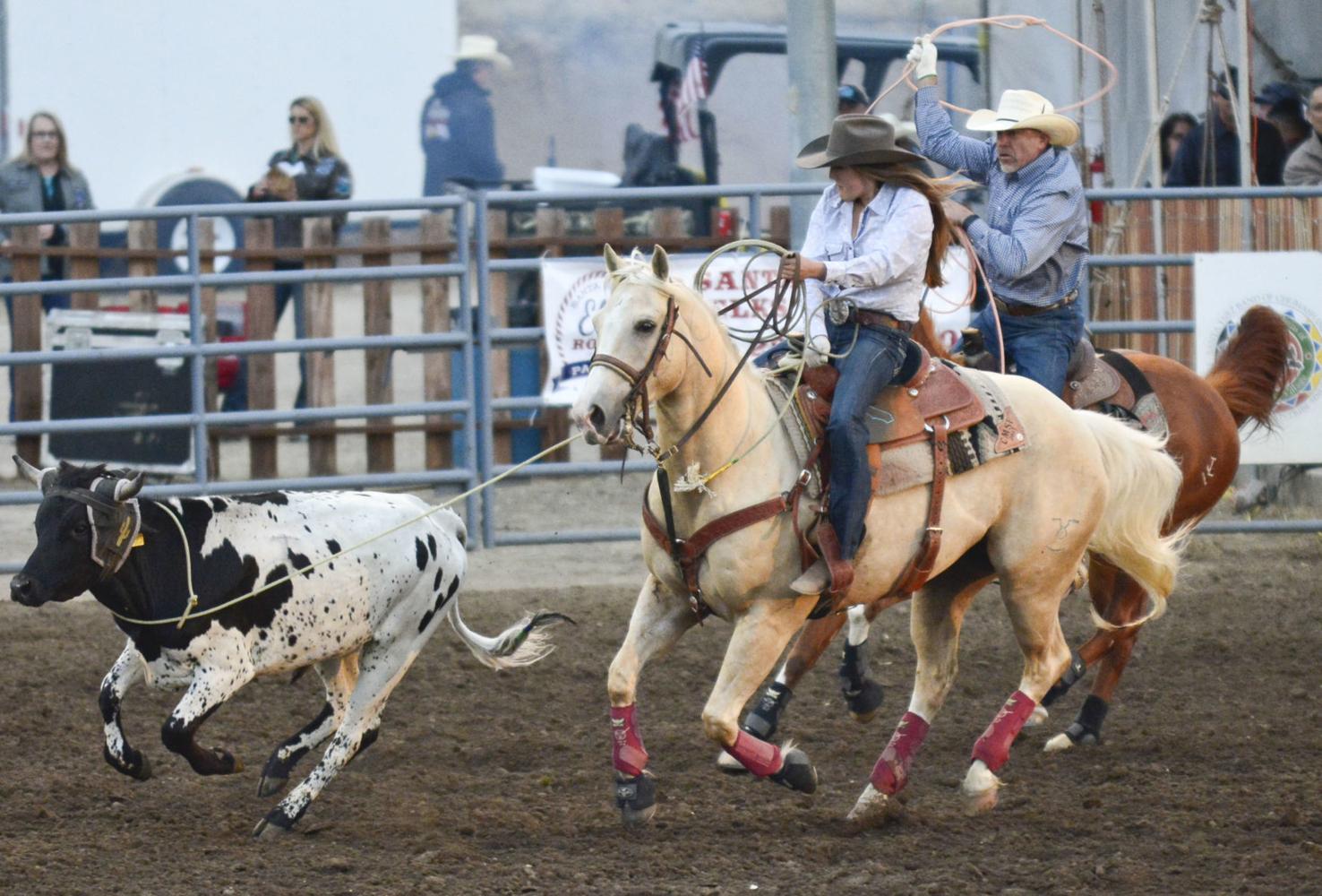 Elks Rodeo: Los Alamos' Luke Branquinho sits in first place as he ...