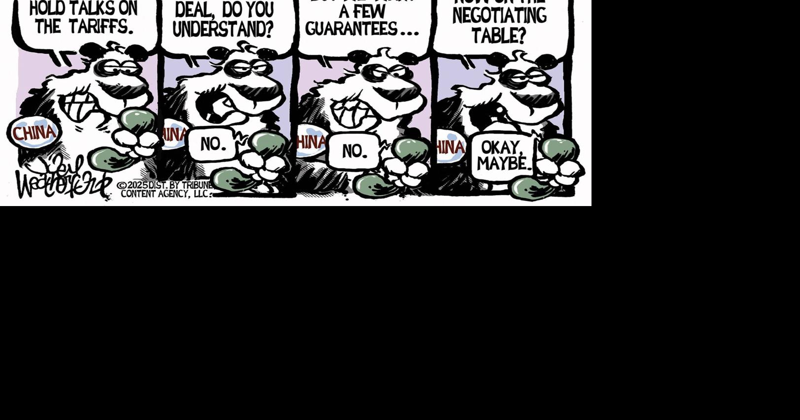 Editorial Cartoon: Leverage | Editorial | santamariatimes.com