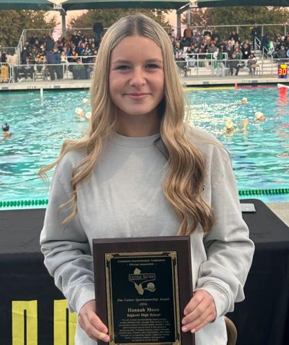 Hannah Moon wins Jim Coiner Sportsmanship Award | High School ...