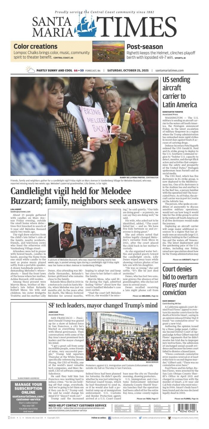 AP Entertainment SummaryBrief at 1:54 p.m. EDT | Entertainment | santamariatimes.com