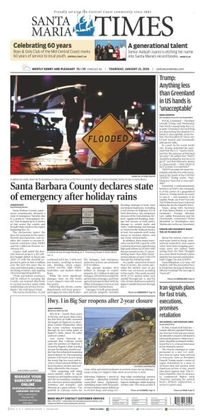 Page A1 | E-edition | santamariatimes.com