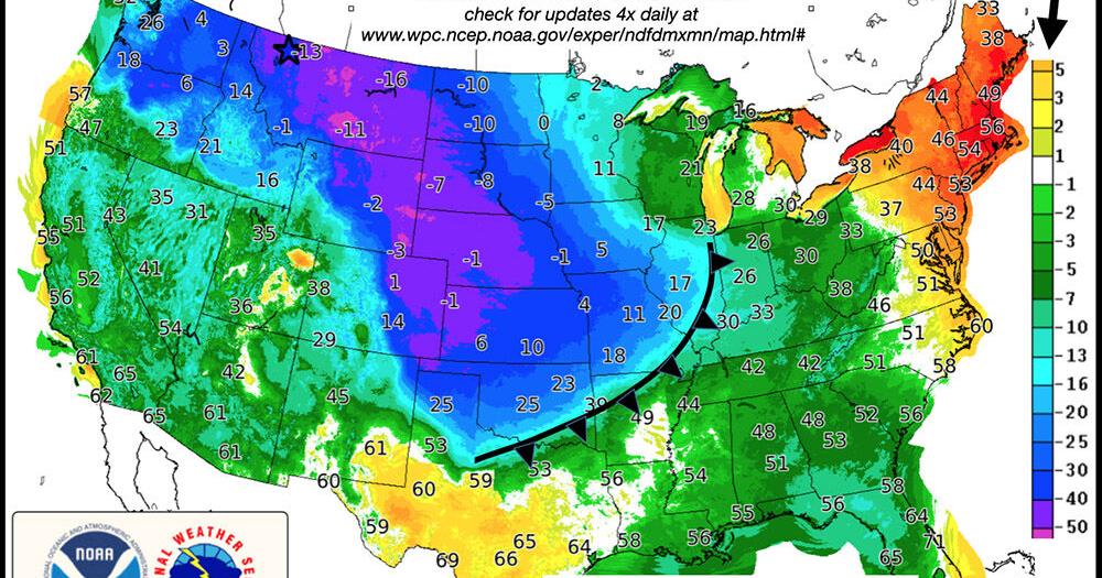 Hard freeze, potential record cold early next week | News ...