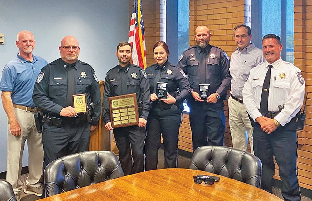 Bay police officers recognized for their service | News | seacoastecho.com