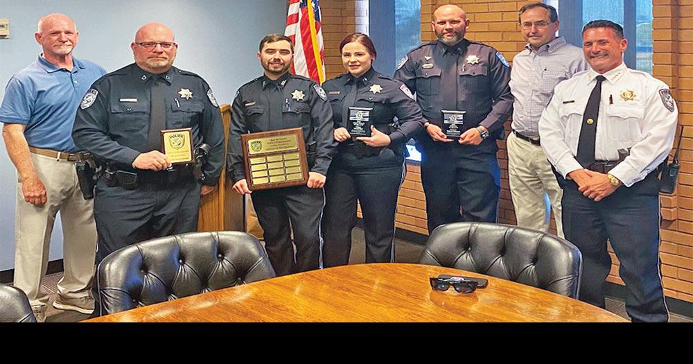 Bay police officers recognized for their service | News | seacoastecho.com