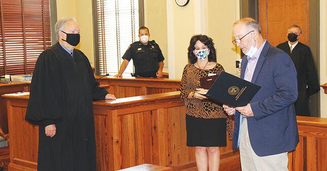 Hancock officials honor retiring circuit Judge Roger Clark | News ...