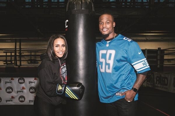 Tahir Whitehead Gives Back Through Downtown Boxing Gym | People ...