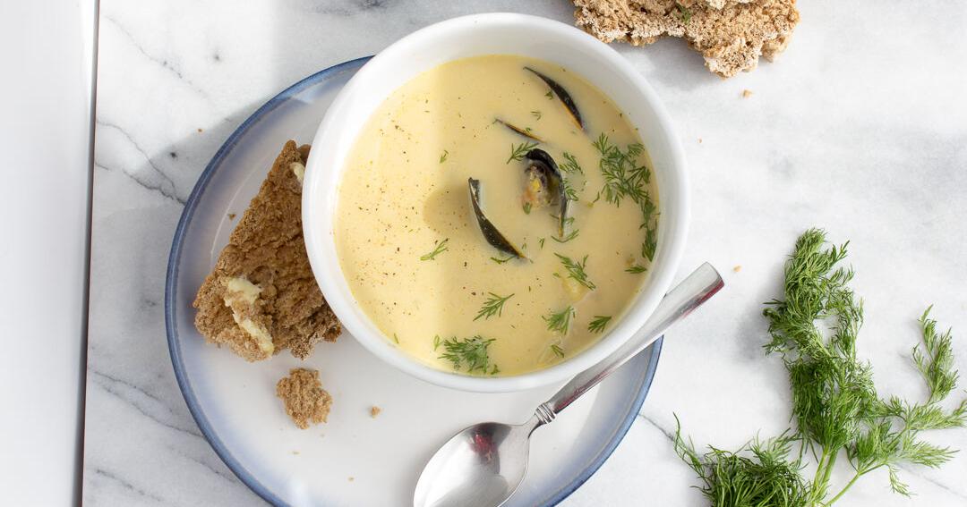 Mussels and Cod Seafood Chowder Recipe | Food + Drinks ...