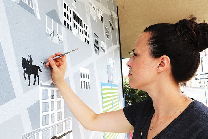 ‘Mural Mom’ painting visual depiction of Seguin’s history | News ...