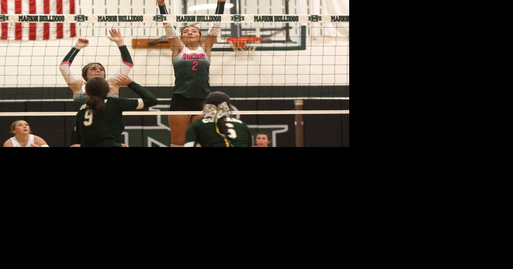 Marion secures second seed in district with 4-set win over Cole ...