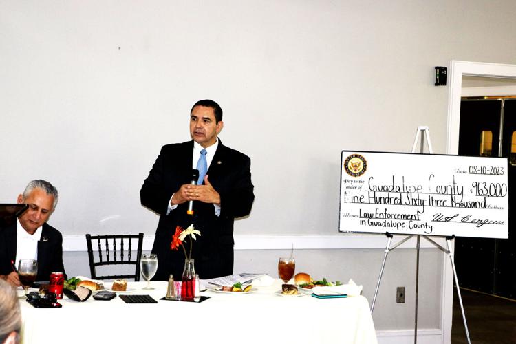Cuellar announces $1M grant Guadalupe County police agencies | News ...