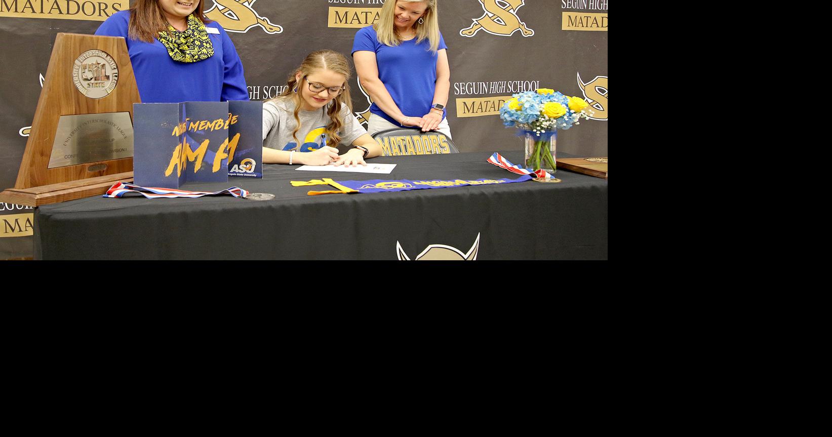 Matador cheerleader signs letter of intent to cheer for Angelo State ...