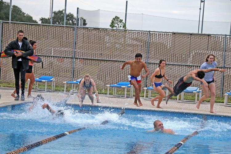 Texas Lutheran students brave cold waters in annual tradition | News ...