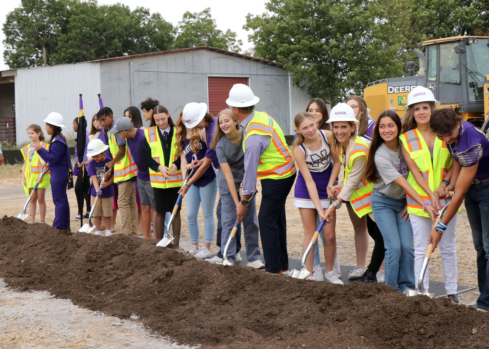 Navarro board, staff, students break ground on new high school | News ...