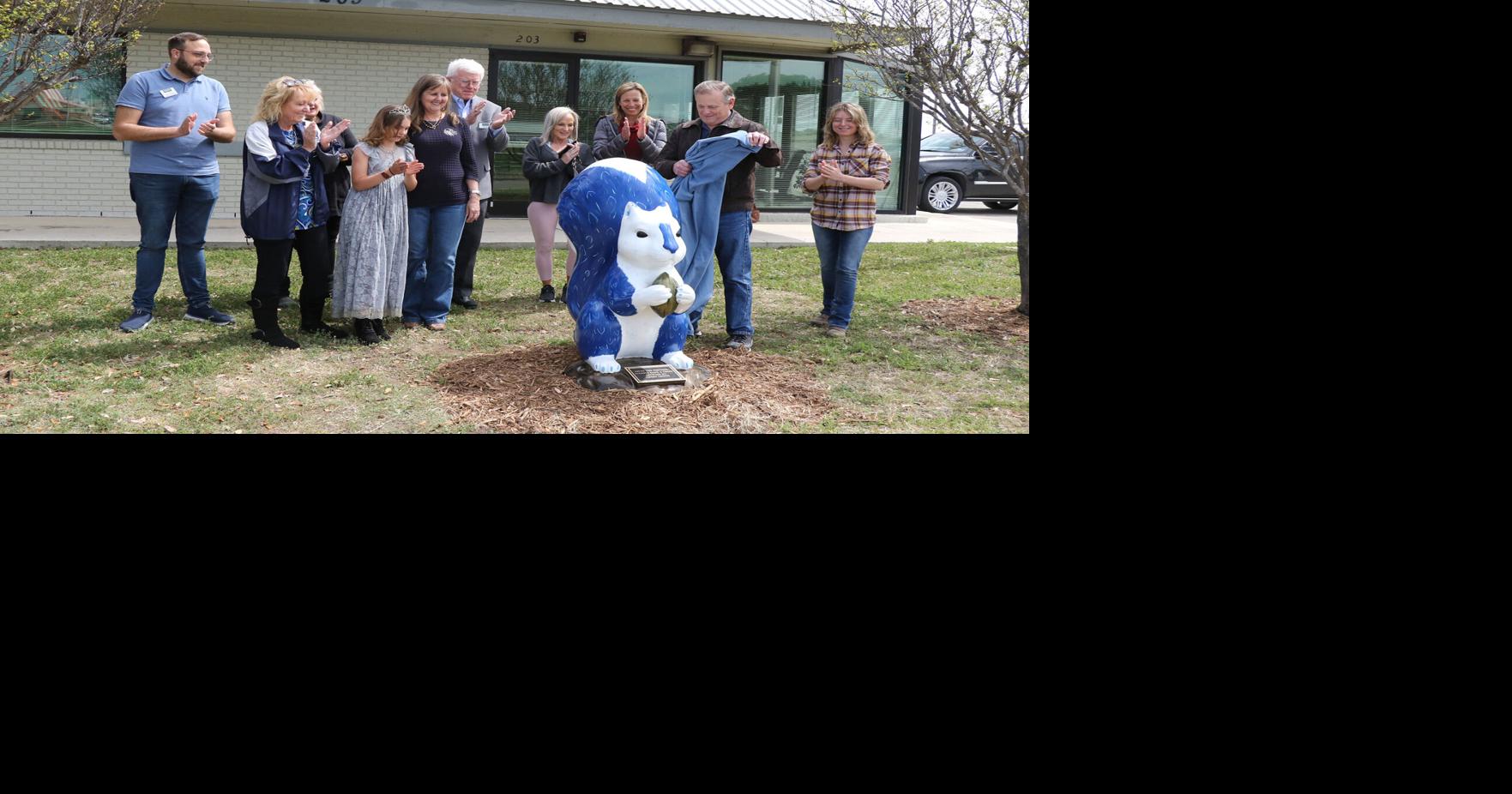 Second sculpture joins artistic Seguin Squirrel Trail | News ...