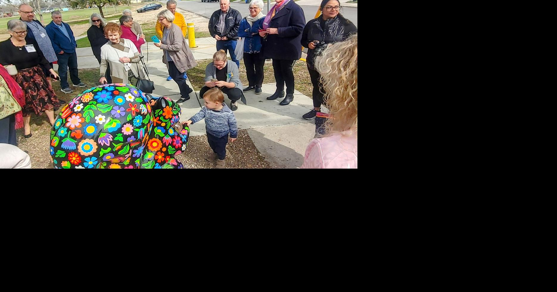 Seguin unveils artsy squirrel in beautification project | News ...