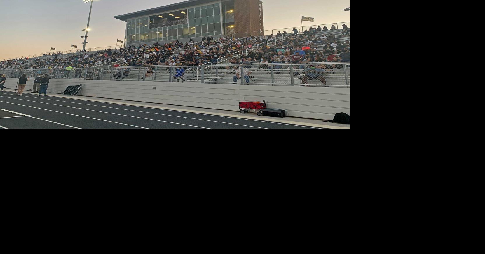 Fans flock to the newly-built Matador Stadium for the first game of the ...