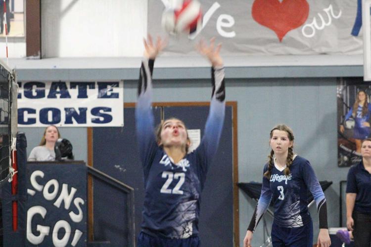 Lady Falcons’ season ends with 5-set loss to Saints; Regional playoffs ...