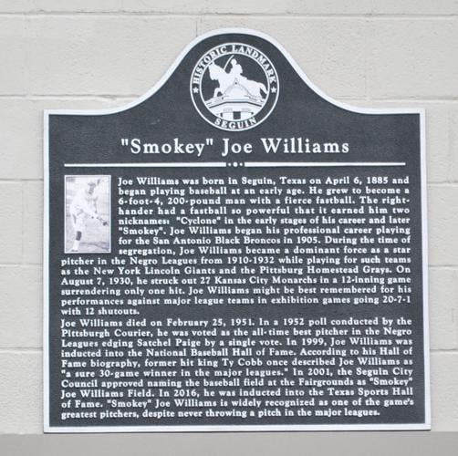 New scoreboard, plaque for ‘Smokey’ Joe Williams unveiled | News ...
