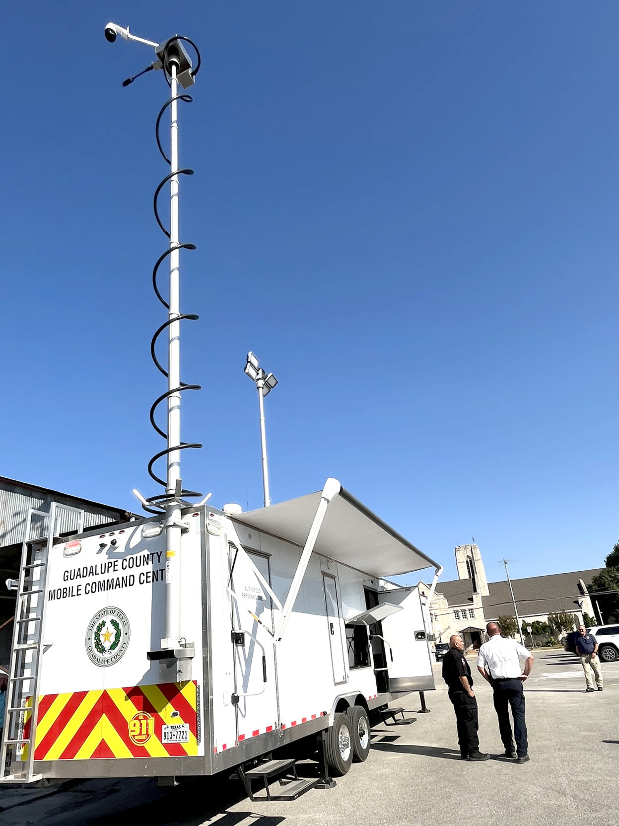Guadalupe County officials unveil new mobile command center | News ...