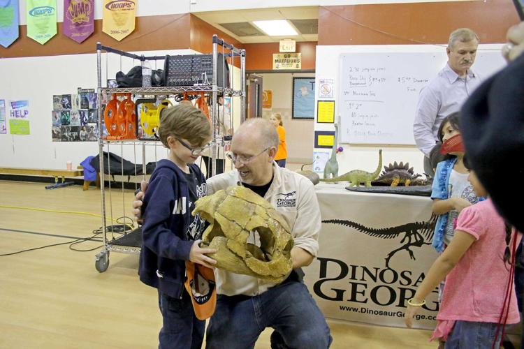 Dinosaur George brings paleontology to life for students | News ...