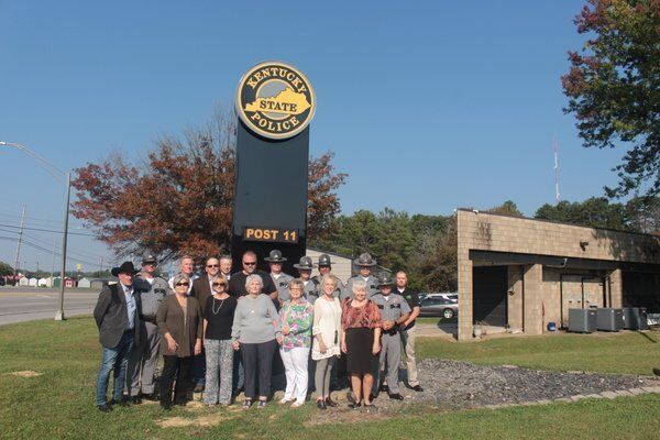 KSP Post 11 hosts new sign | Local News | sentinel-echo.com