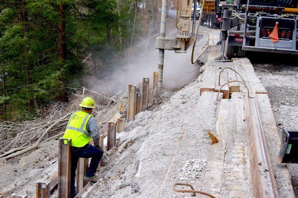 Work underway to repair Hazel Patch Road slide | Local News | sentinel ...