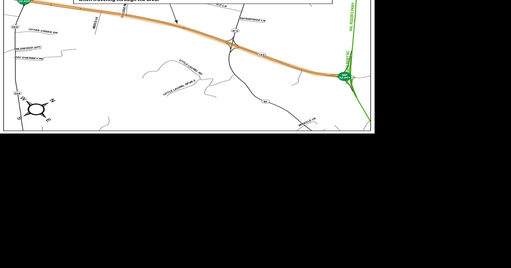 Alternating lane closures until April 6th on KY 192 in Laurel | News ...