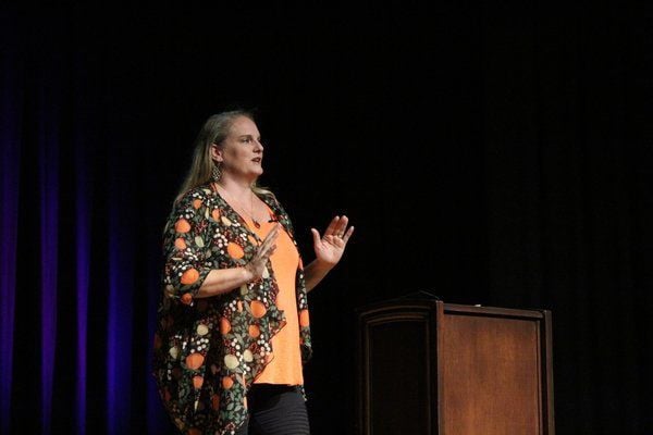 Holly K. Dunn, serial killer survivor, speaks at library about healing ...