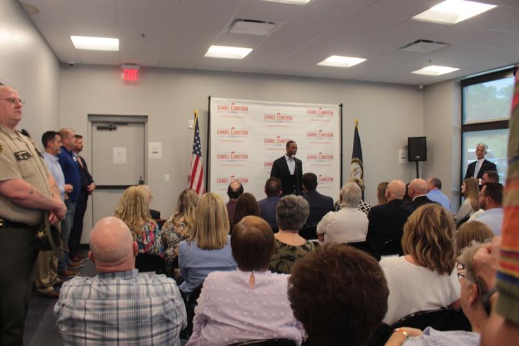 Cameron entices Laurel support for November election | Kentucky ...
