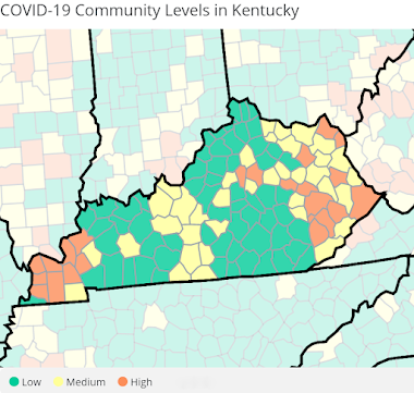 CDC says Covid-19 risk is growing in Ky.; it's high in 22 counties and ...