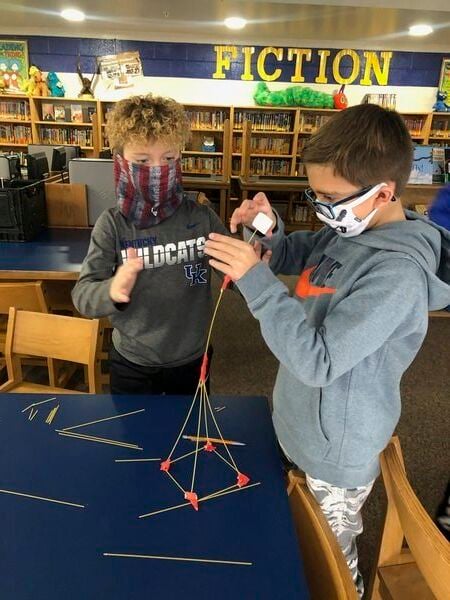 Students build spaghetti towers in STEM challenge | Local News ...