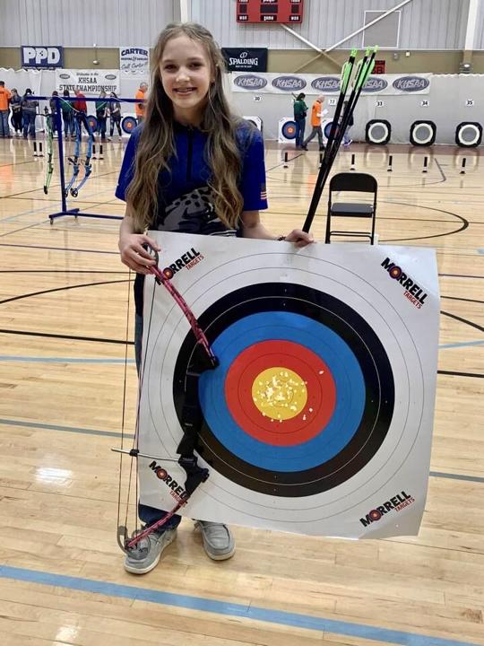 RIGHT ON TARGET: North Laurel’s Addison Metcalf places fourth in KHSAA ...