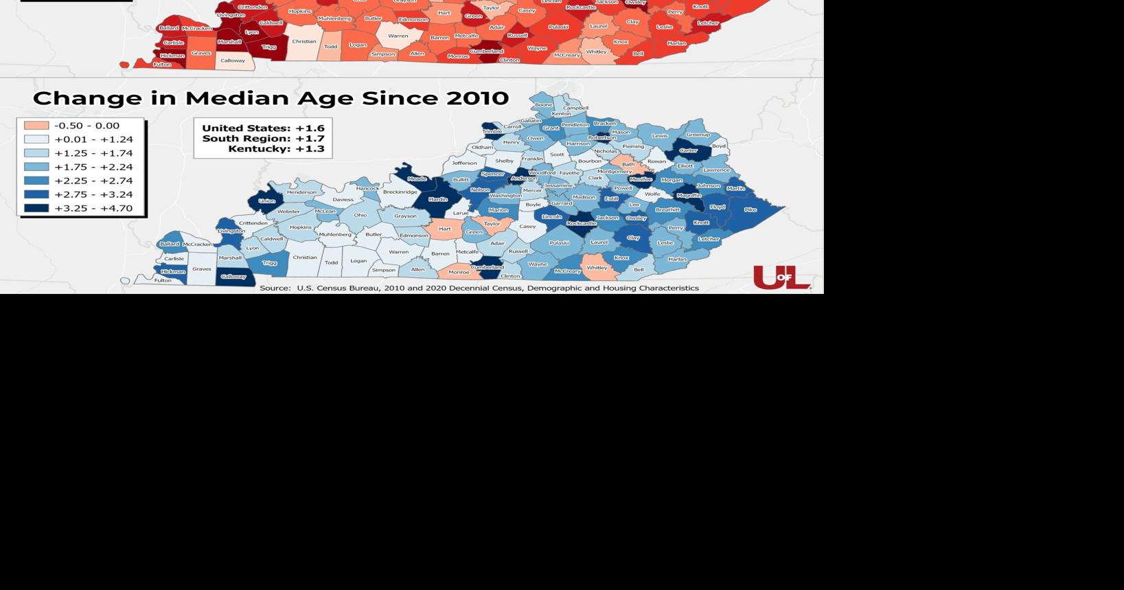 Kentucky’s population shifted older in a decade | Kentucky | sentinel ...