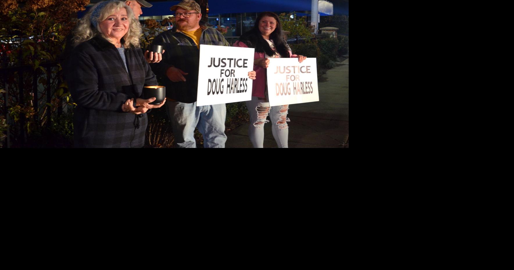 Candlelight vigil marks 10 months since death of Doug Harless ...