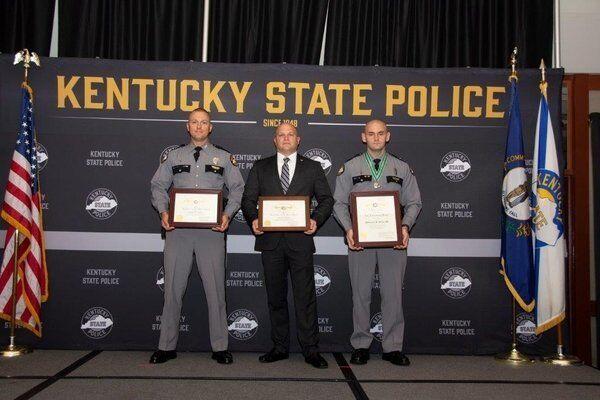 Post 11 troopers honored at Kentucky State Police Sworn Award Ceremony ...