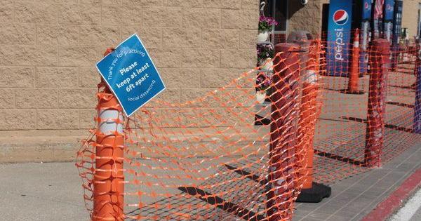 Keeping a distance: Stores implementing procedures to help customers ...