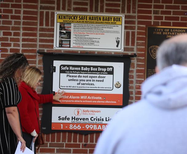 Safe Haven Baby Box dedicated at London Firehouse | Community ...