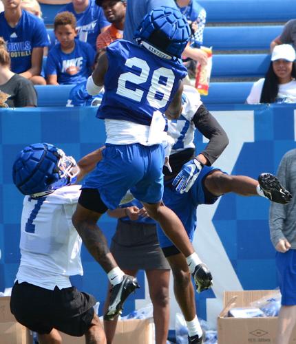 Lewis receiving a lot of attention in fall workouts | Sports | sentinel ...