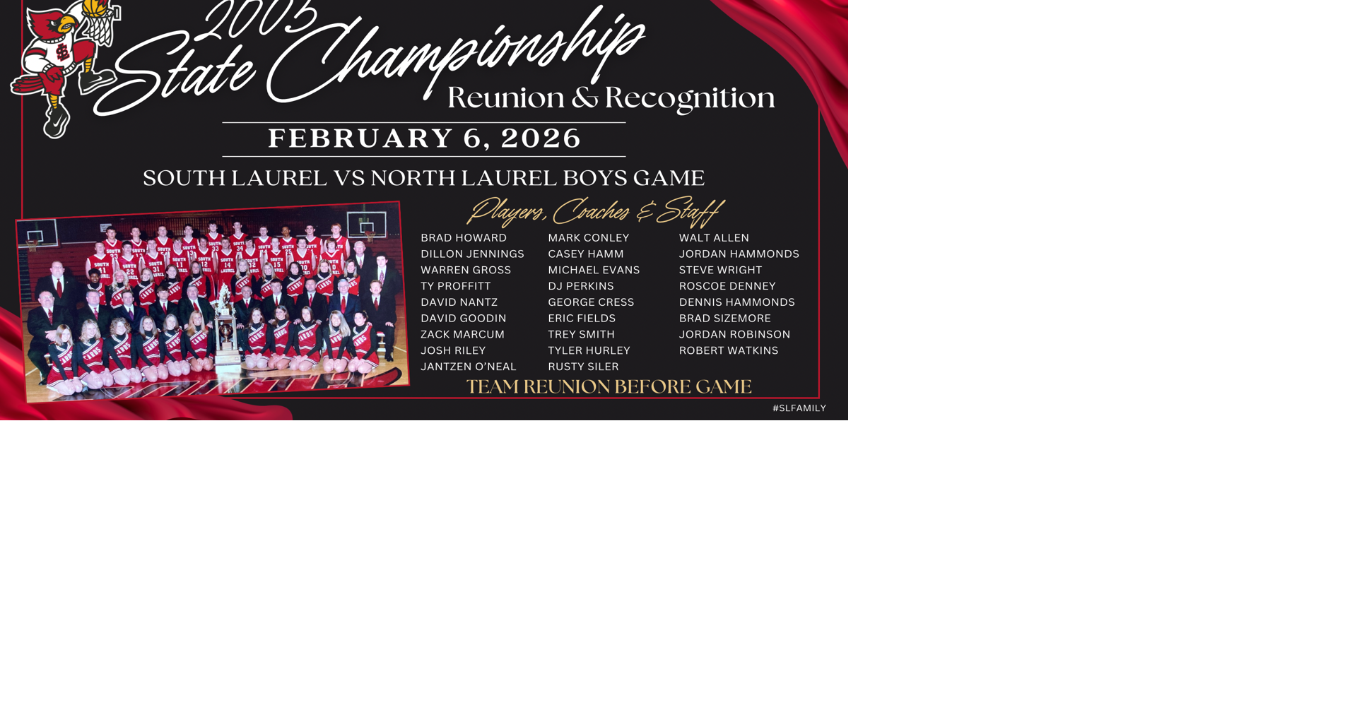 South Laurel to recognize 2005 State Championship Boys Team Feb. 6 ...