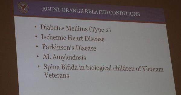 Vietnam vets hear about Agent Orange effects on families | Local News ...