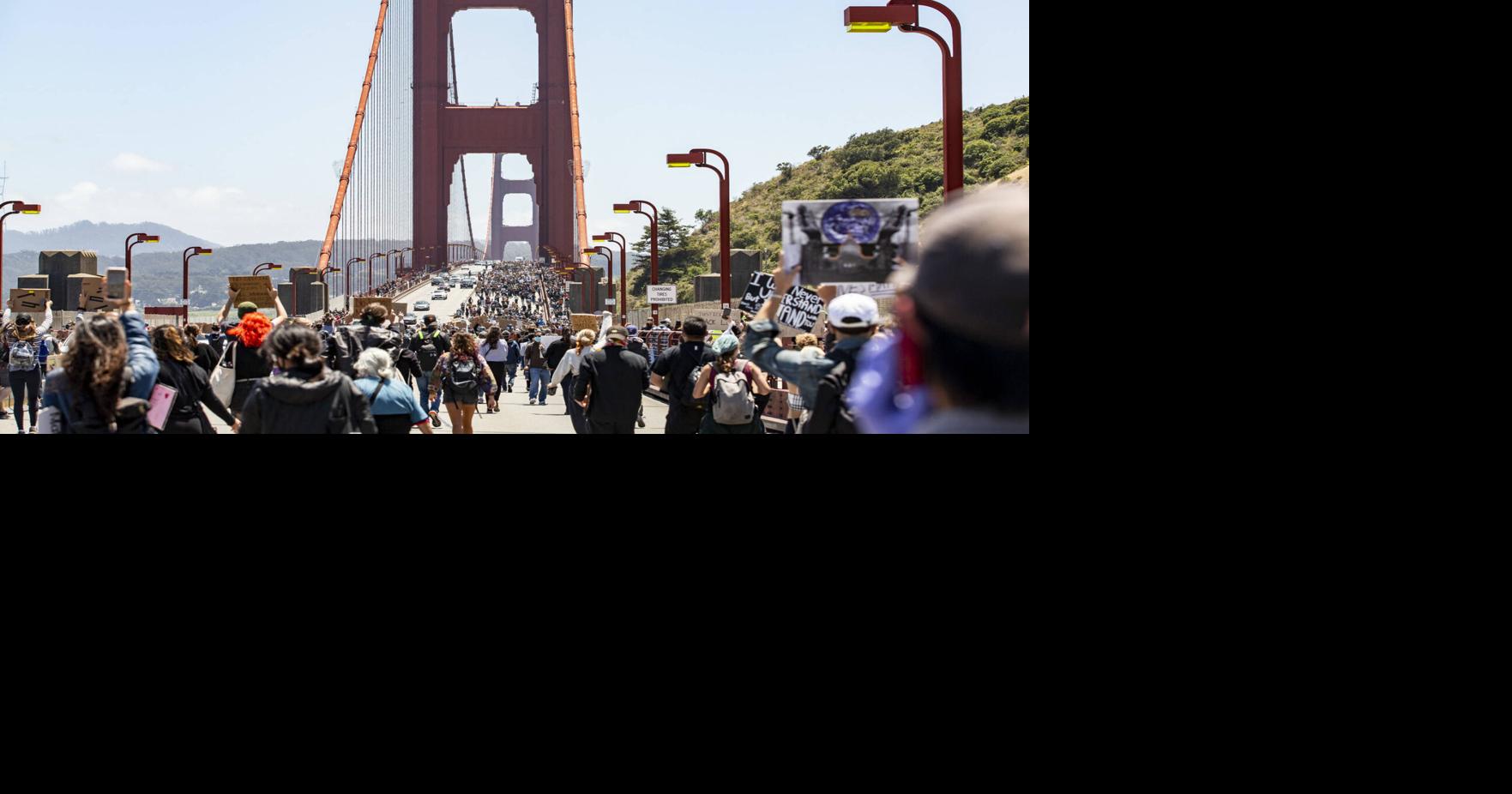 SF protests continue with Golden Gate Bridge takeover, Mission march ...