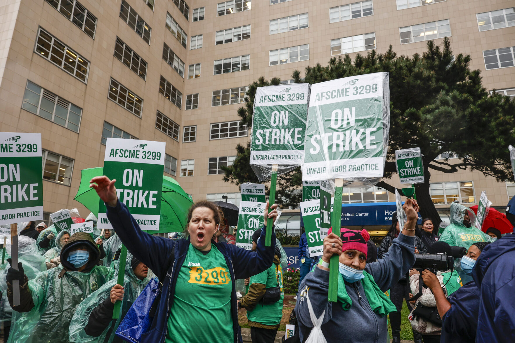 UCSF workers strike over alleged unfair labor practices | Public Health ...