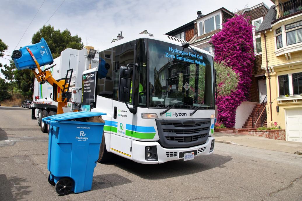 Recology tests first hydrogen fuel-cell garbage truck in SF | Climate ...