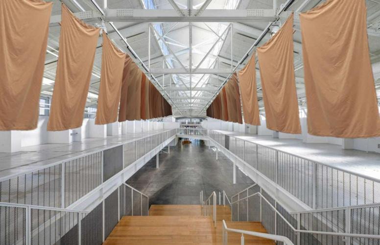 Fort Mason exhibit shows US flags stained by British artist | Visual ...