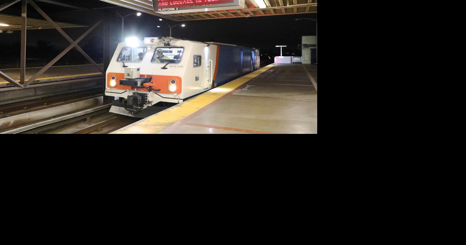 BART launches laser-powered vehicle to spot flaws on tracks | Transit ...