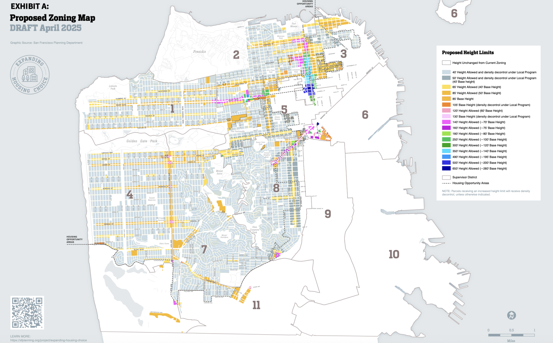 SF upzoning map focuses housing density in west and north | Urban ...