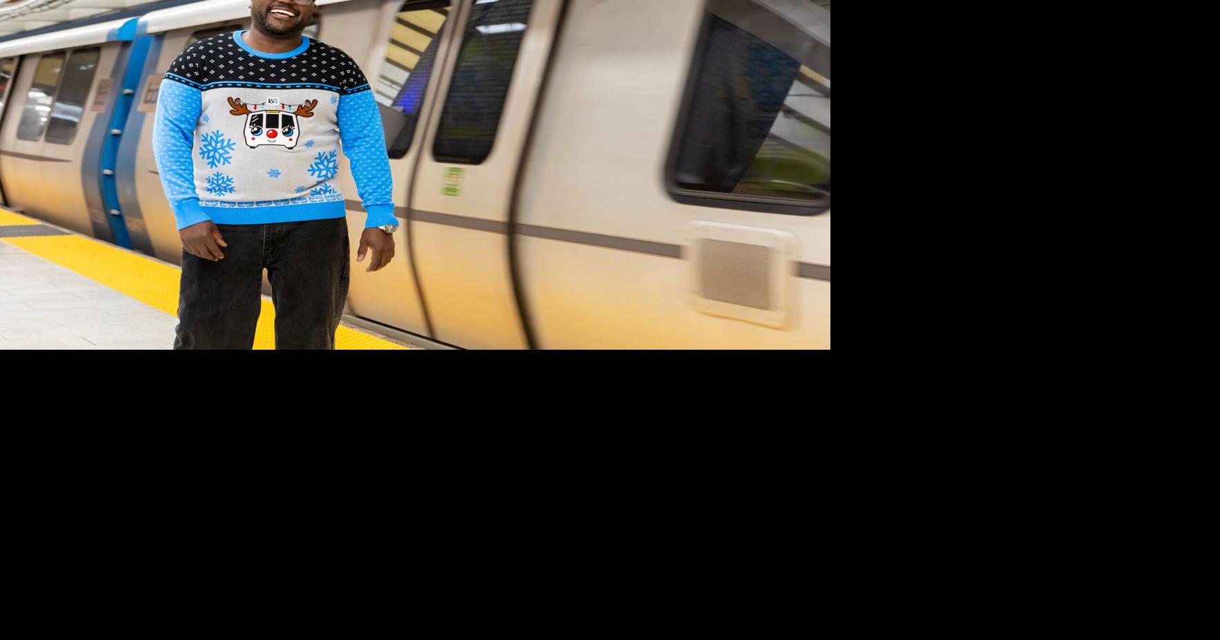 Ugly holiday sweaters help BART, SFMTA Muni build community | Transit ...