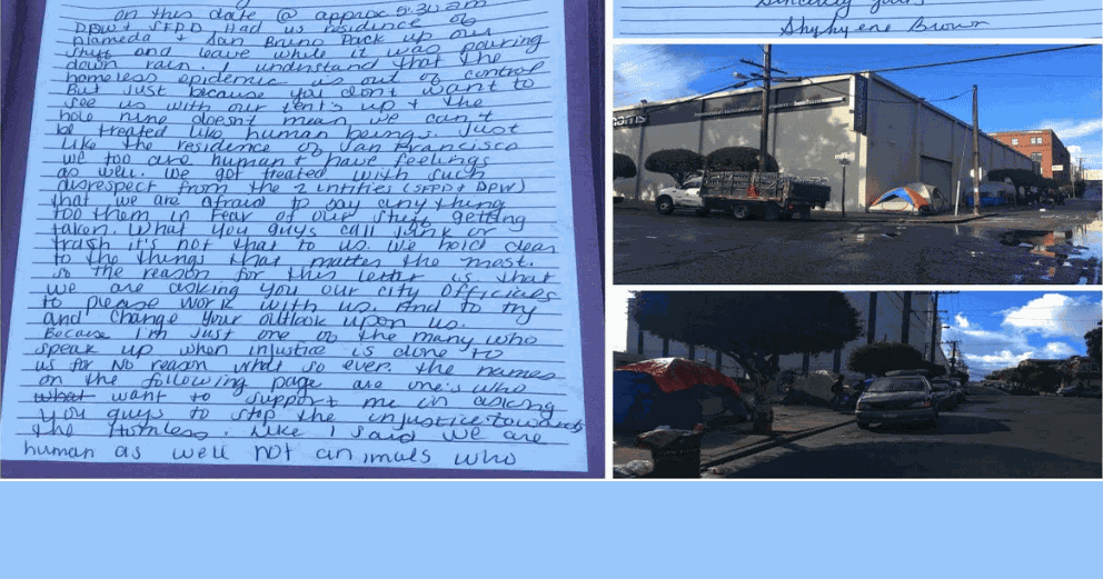 Read this letter penned by homeless woman displaced in rainy weekend ...