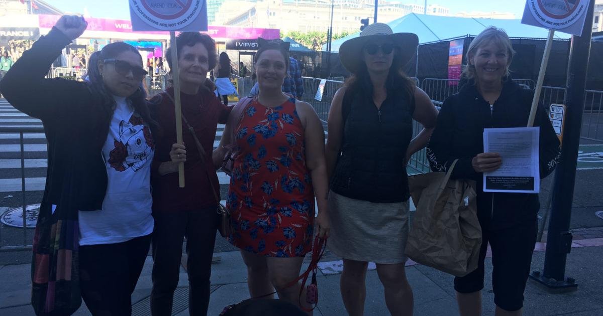 Sex Workers Protest Amy Schumer For Support Of Sesta Fosta Laws San
